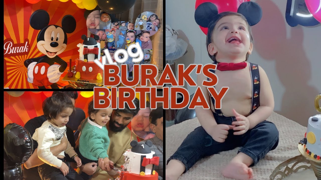 Burak’s first birthday party!!!😍 *so much fun* - YouTube