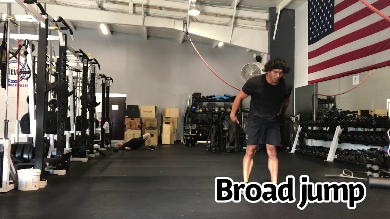 Broad jump - YouTube