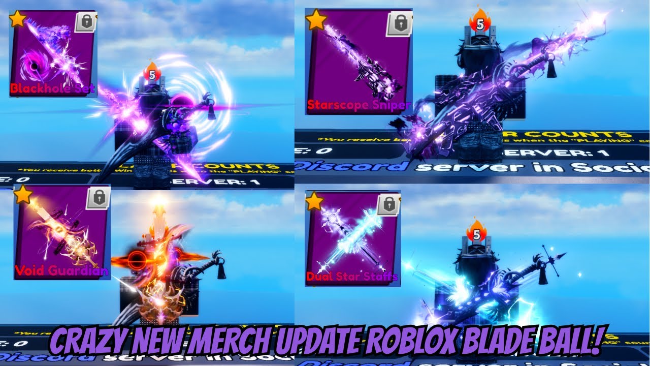 CRAZY NEW MERCH UPDATE ROBLOX BLADE BALL! FULL SHOWCASE! 🔥 - YouTube