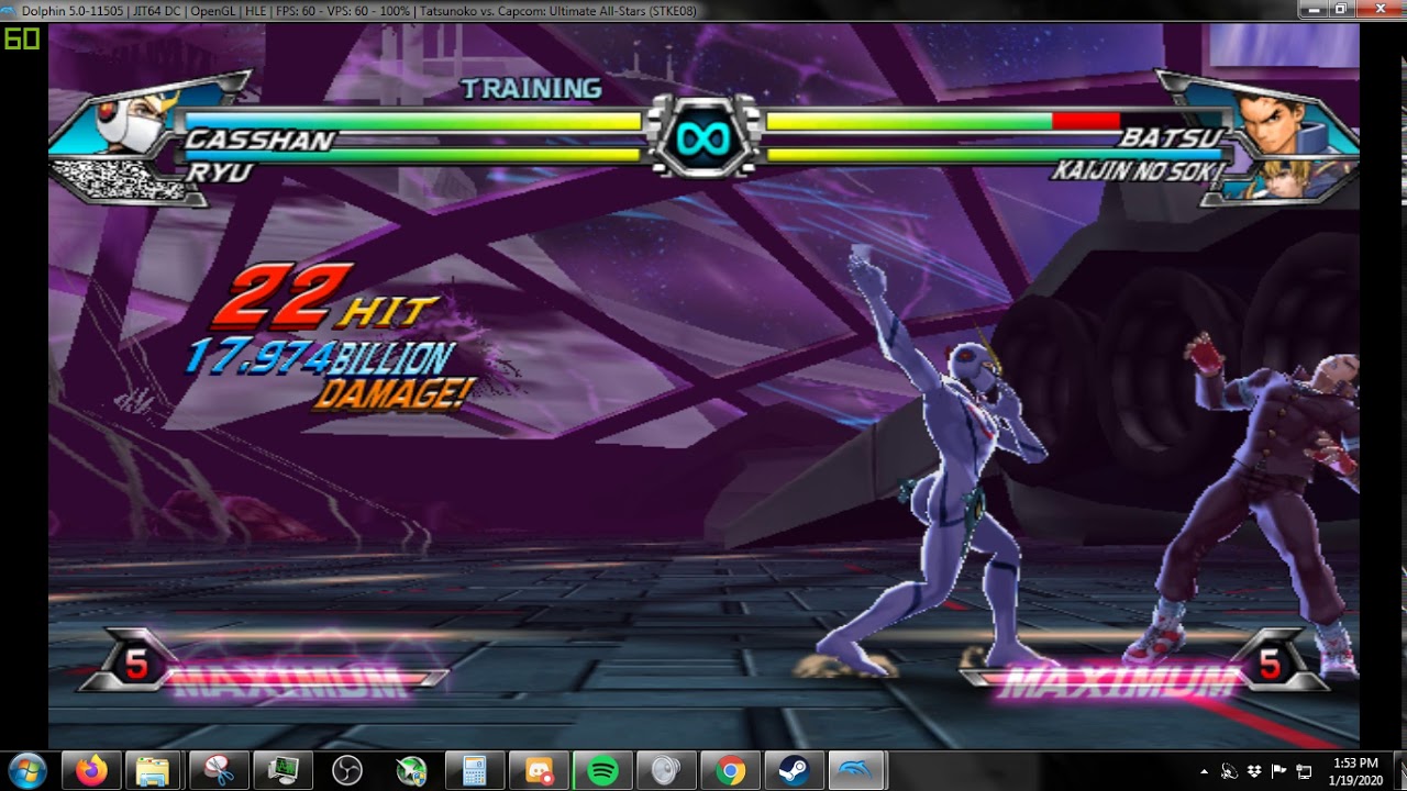 im still alive here's a random TvC clip of a casshern combo for some ...