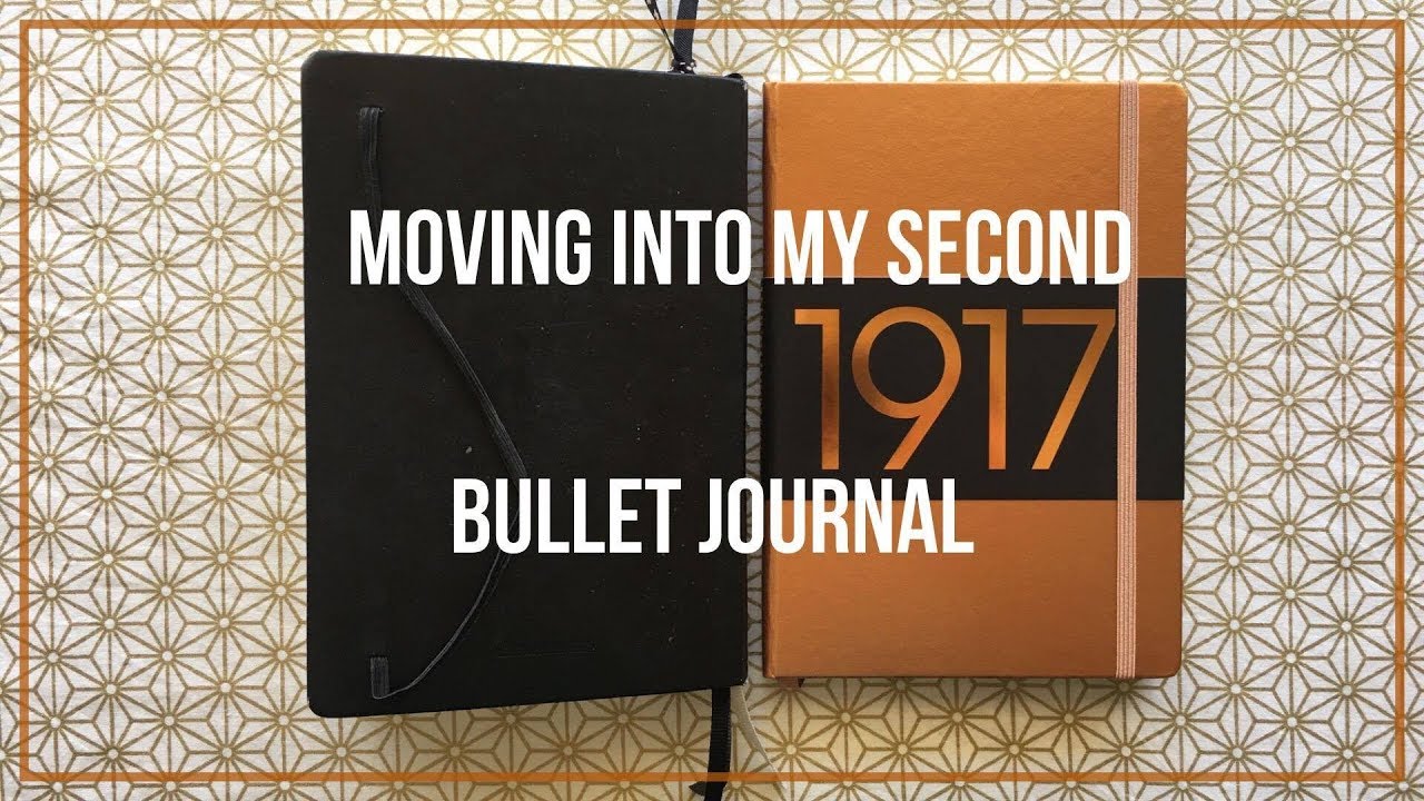 Moving Into My Second Bullet Journal - YouTube