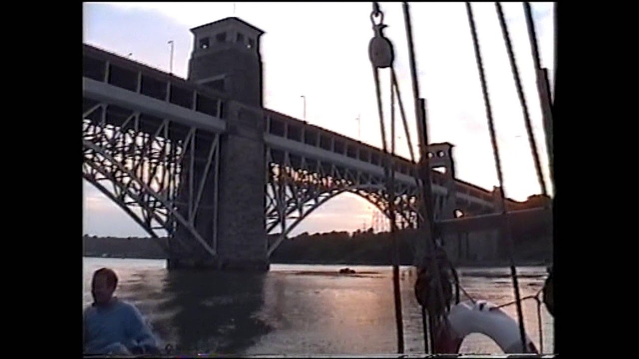 Sailing down the Menai Strait - YouTube