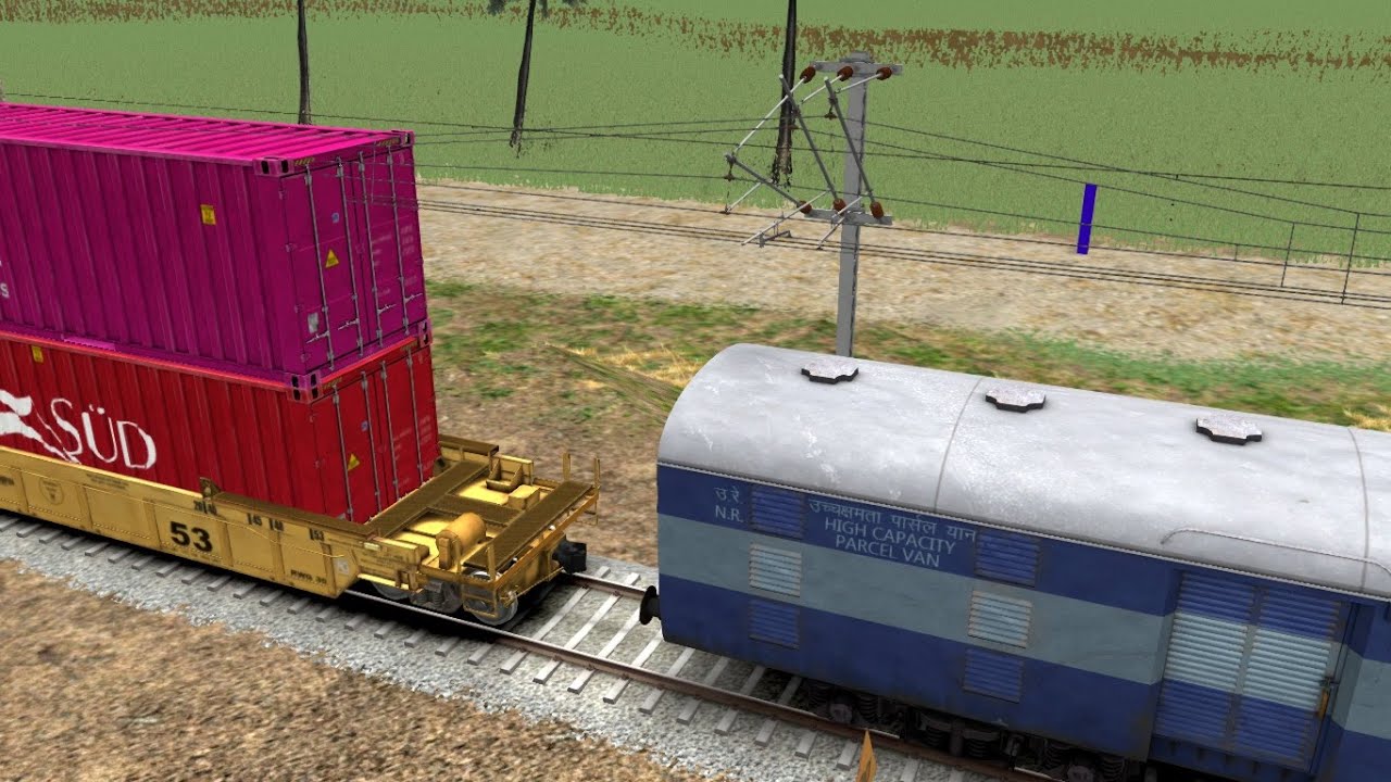 CONTAINER COUPLING ICF PARVEL VAN | BUMPY RAILROAD | Train Simulator ...