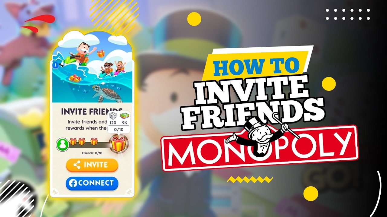 How to Invite Friends in Monopoly Go (2024) - YouTube