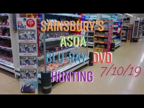 Sainsburys and ASDA Blu-ray & DVD hunting 7/10/19 - YouTube