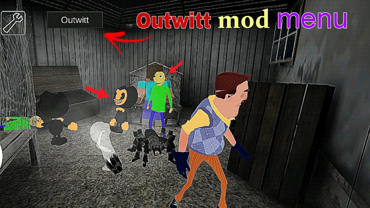 Granny chapter 1 Outwitt mod menu gameplay 💀 - YouTube