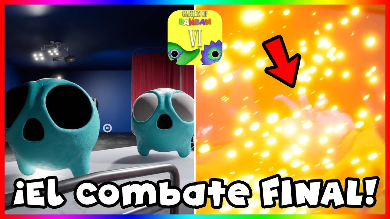 COMBATE FINAL CONTRA LITTLE BEAK EN GARTEN OF BANBAN 6 - YouTube