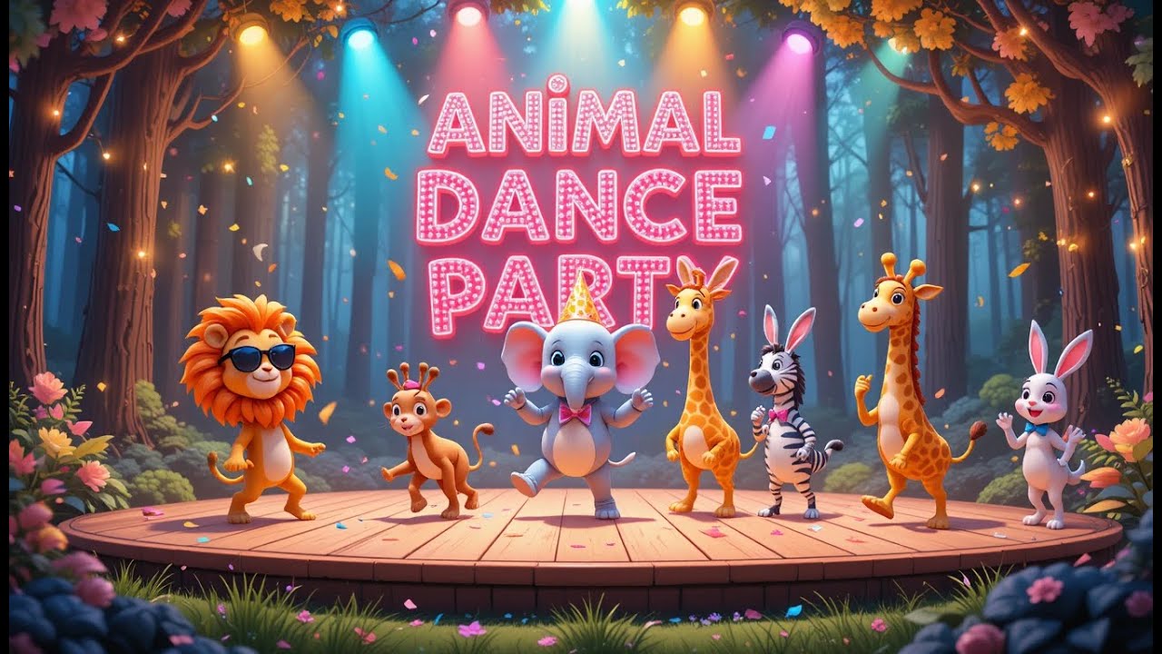 Best Animal Dance Party | Fun Learning with 15 Dancing Animals ...