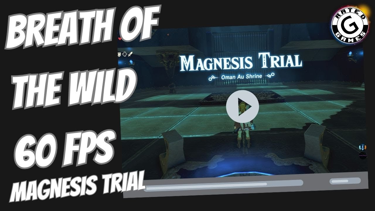 Breath of the Wild 60fps - Magnesis Trial - YouTube