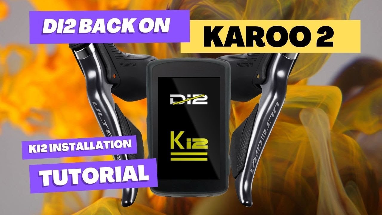 How to install Shimano Di2 support back onto Karoo 2 - YouTube