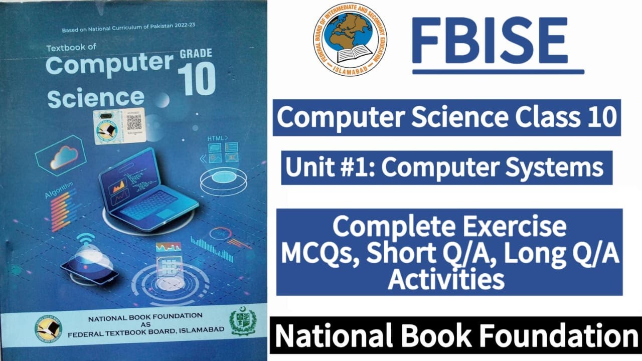 Class 10 Computer Science Unit 1 | Complete Exercise | New Syllabus ...