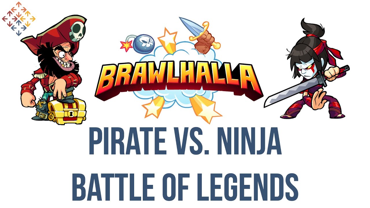 Pirates vs. Ninjas - 1v1 Brawlhalla Best of 3. - No Game Audio - YouTube