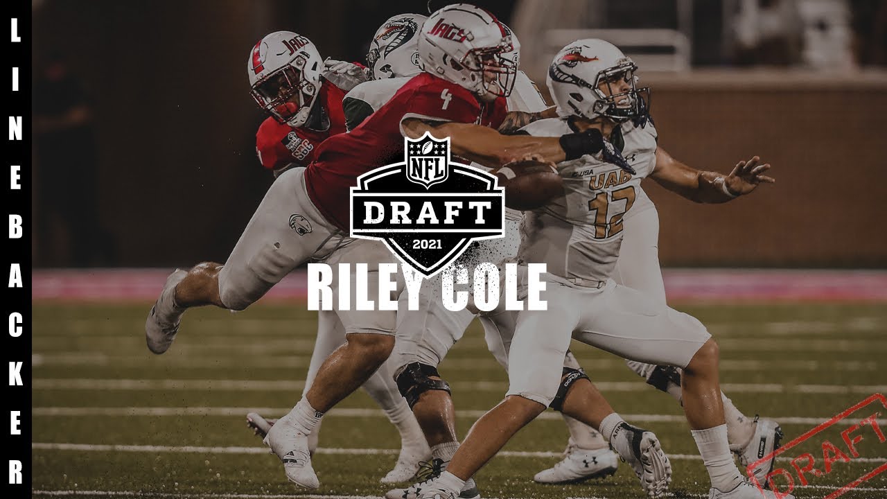 Linebacker Riley Cole - Biggest Sleeper of the 2021 NFL Draft - YouTube