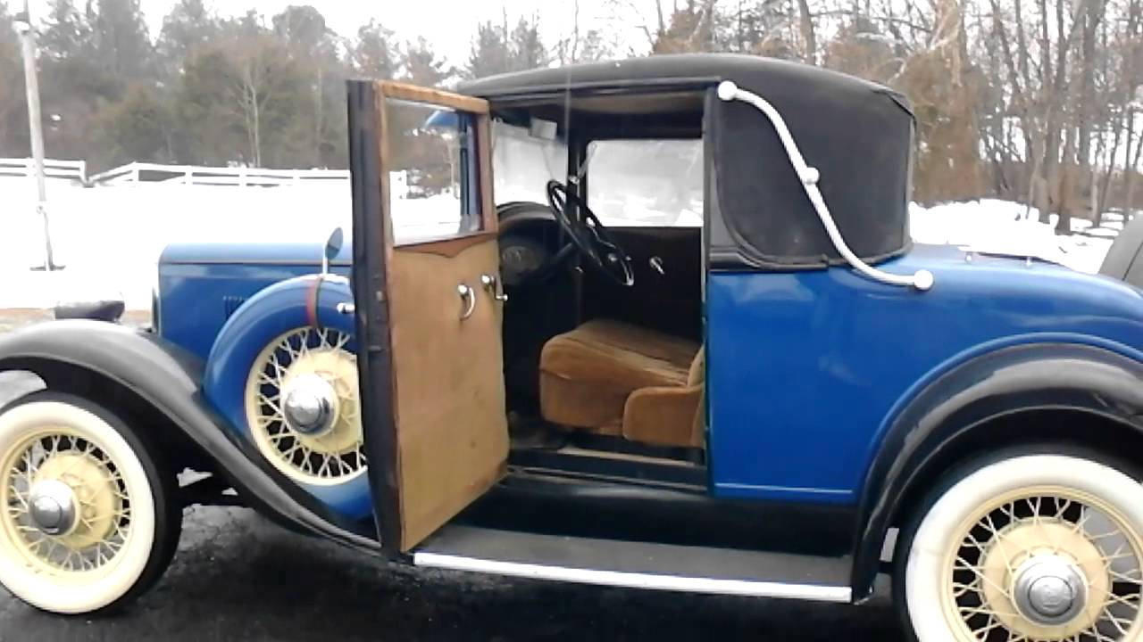 1931 DeVaux RS Custom Coupe - YouTube