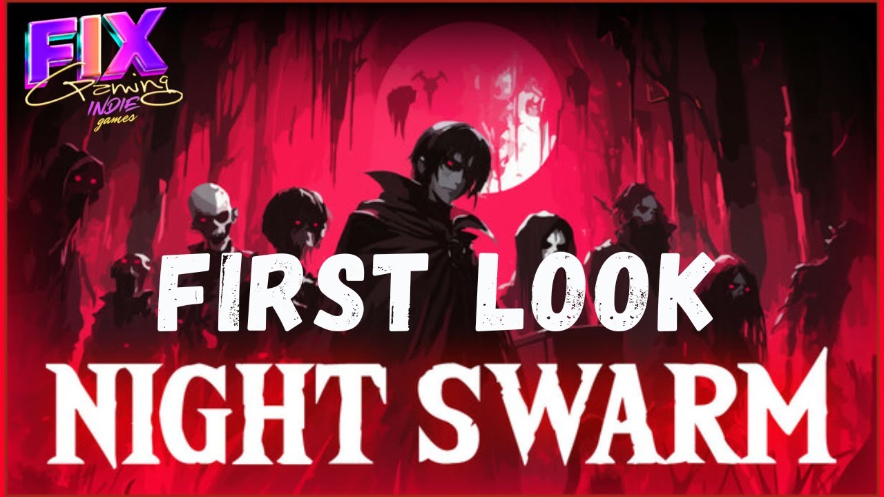 🌙 Night Swarm Demo Live on Steam June 26! Vampire Roguelite RPG Bullet ...