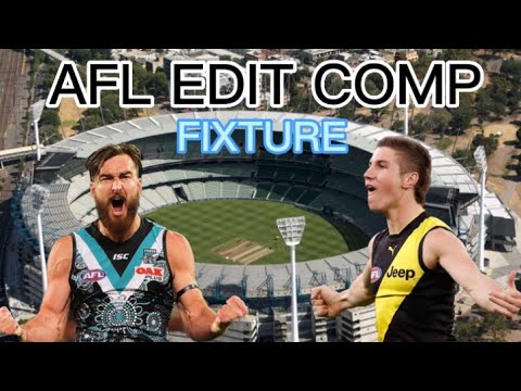 AFL EDIT COMP ROUND 1 FIXTURES - YouTube