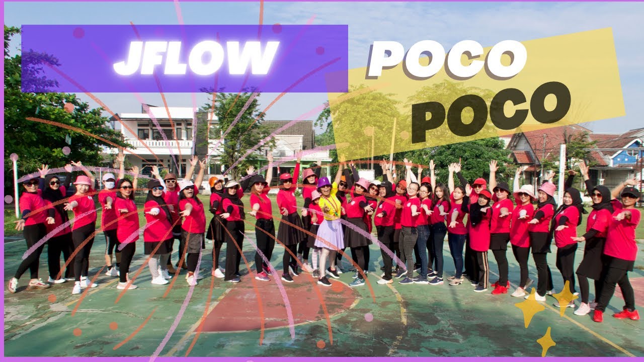JFlow Poco Poco- Line Dance [ Demo ][Be Smile Line Dancers ] - YouTube