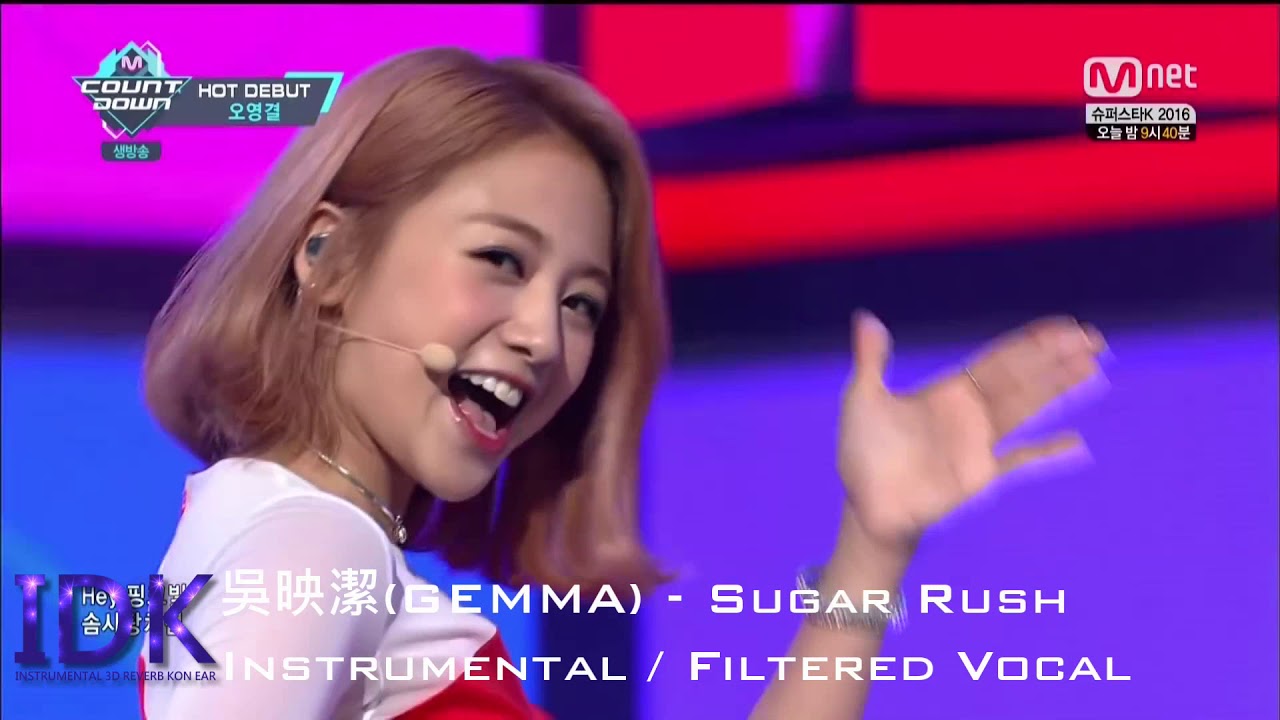 [ Instrumental 伴奏 ] 吳映潔 GEMMA - SUGAR RUSH (Korean Ver.) (Filtered ...