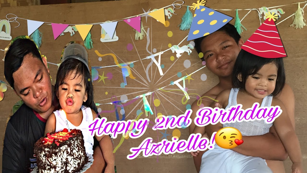 Azrielle's 2nd Birthday - YouTube
