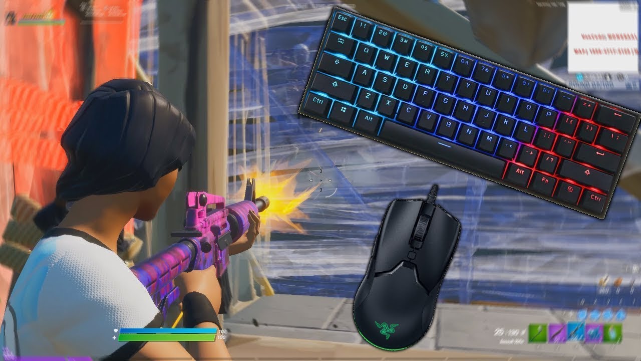 $200 Custom Keyboard ASMR Chill🤩 Satisfying Gameplay Keyboard Fortnite ...