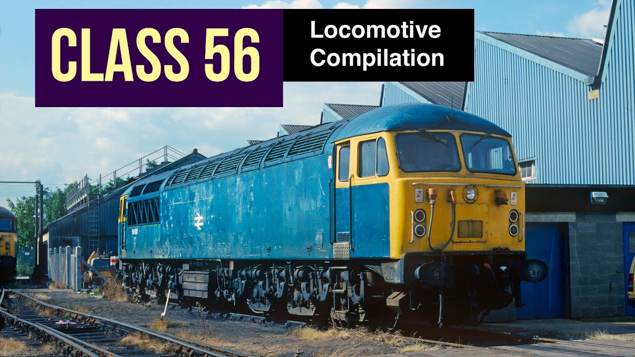 Class 56 Diesel Locomotive Operated by DCR and COLAS - YouTube