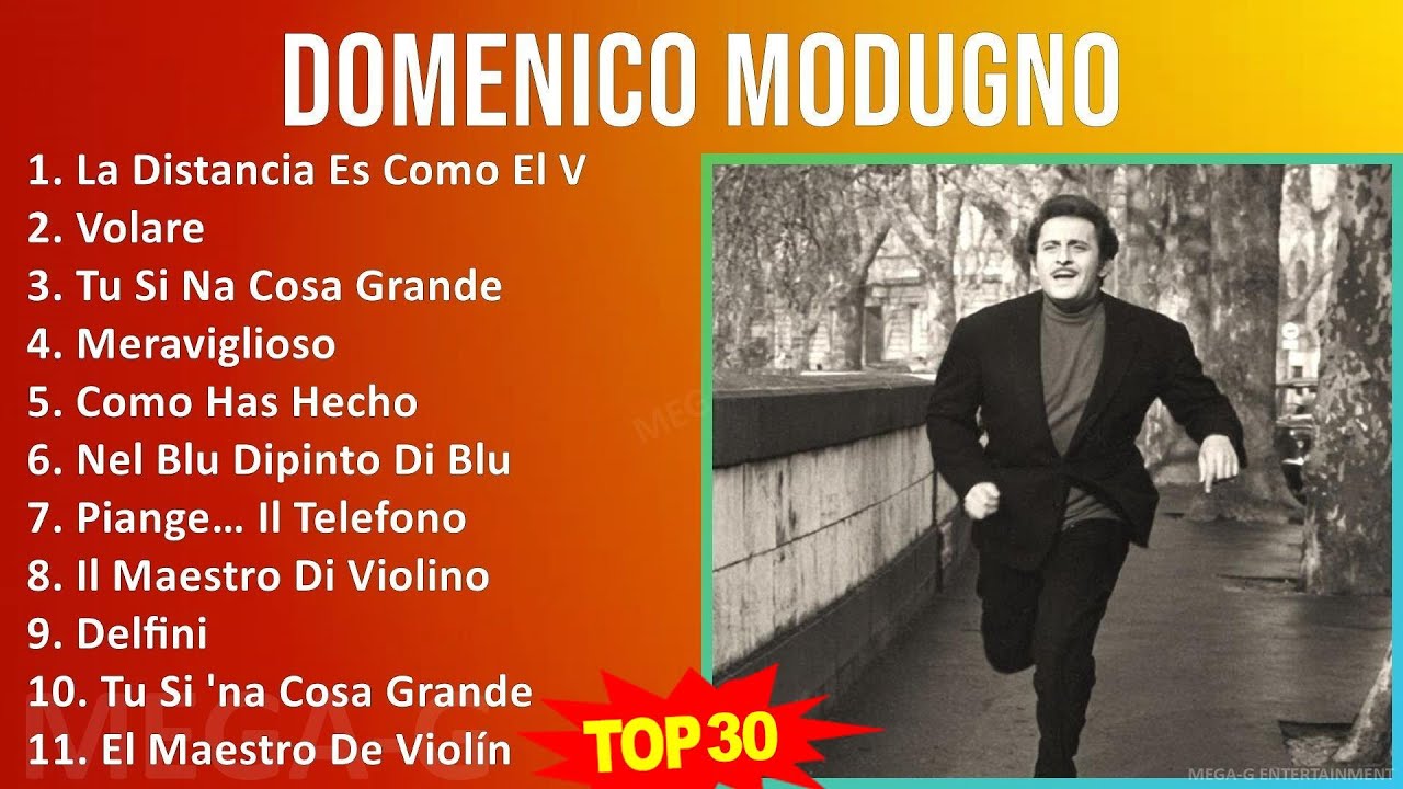 D o m e n i c o M o d u g n o 2024 MIX Songs Collection ~ 1950s Music ~ Top Easy Listening, Voca ...