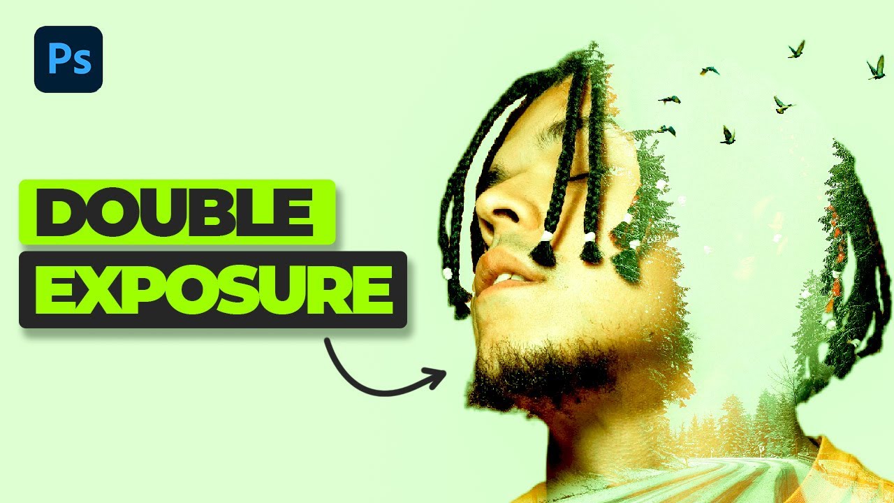 Easy Double Exposure in Photoshop - YouTube