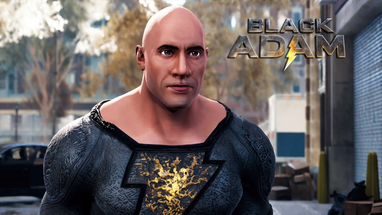 Marvel's Spider-Man Remastered, Black Adam Movie Mod! - YouTube