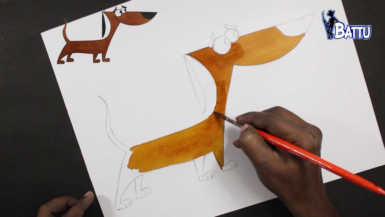 How to Draw - Stupid Dogs 2 - Drawing - sketch - YouTube
