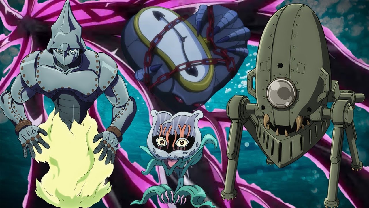 JJBA Diamond Is Unbreakable - Stand Eye Catch compilation | Fan-made ...