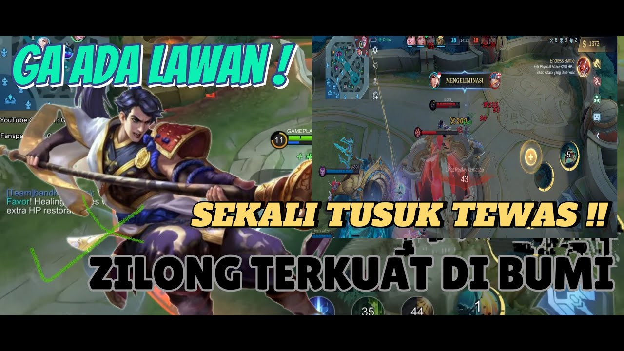 hero terkuat mobile legend zilong build top 1 global #mlbb - YouTube