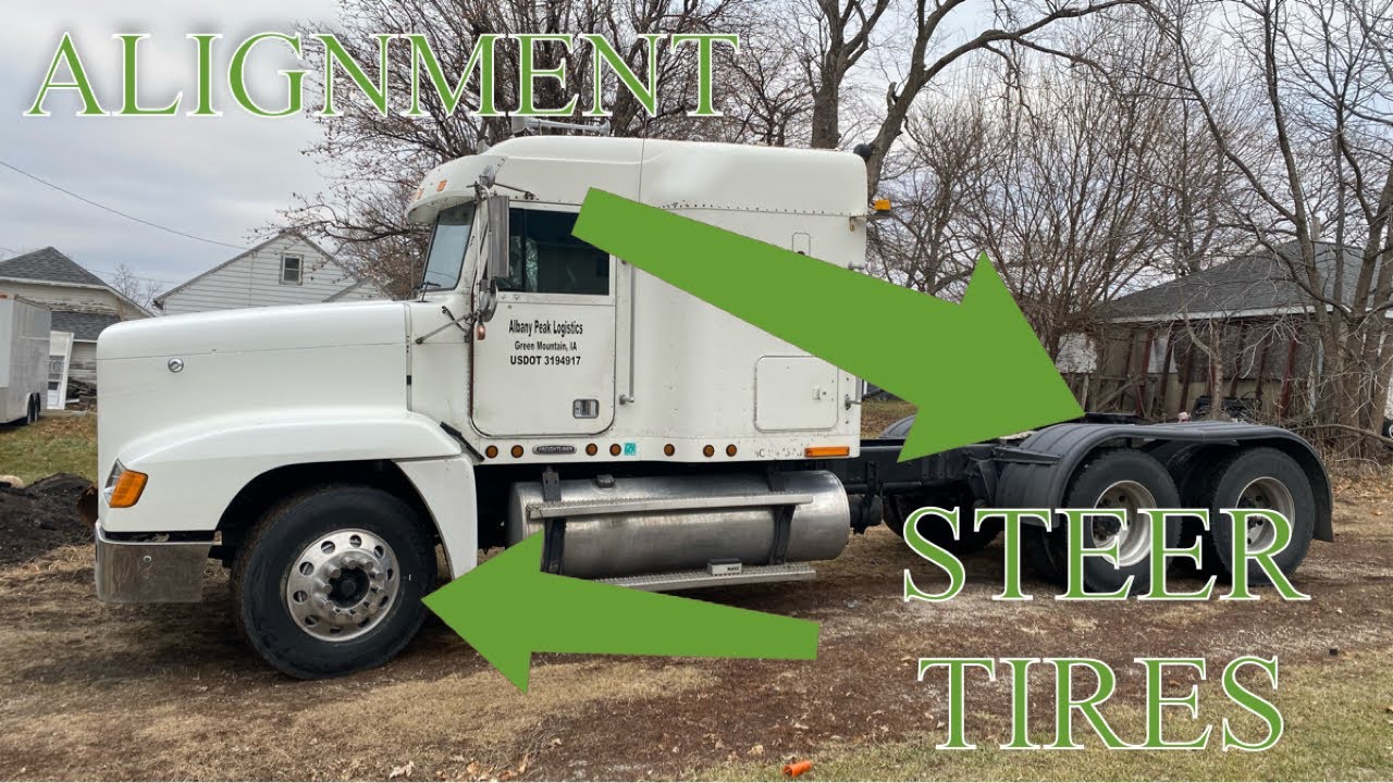 I Got New Steer Tires And An Alignment (Owner Operator Trucking) - YouTube