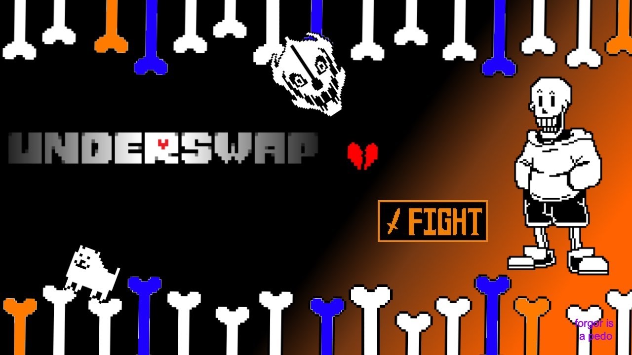 Underswap Papyrus fight or smth - YouTube