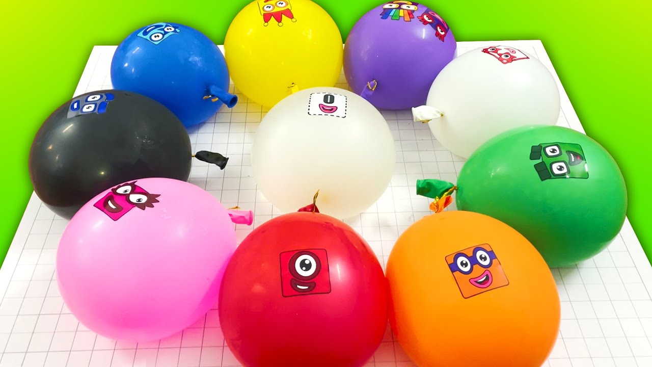 Numberblocks Orbeez ASMR - Relaxing With Balloons Orbeez - Satisfying ...