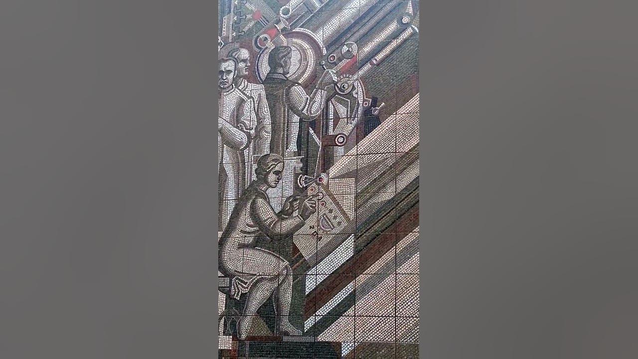 Мозаика космос Гагарин - YouTube