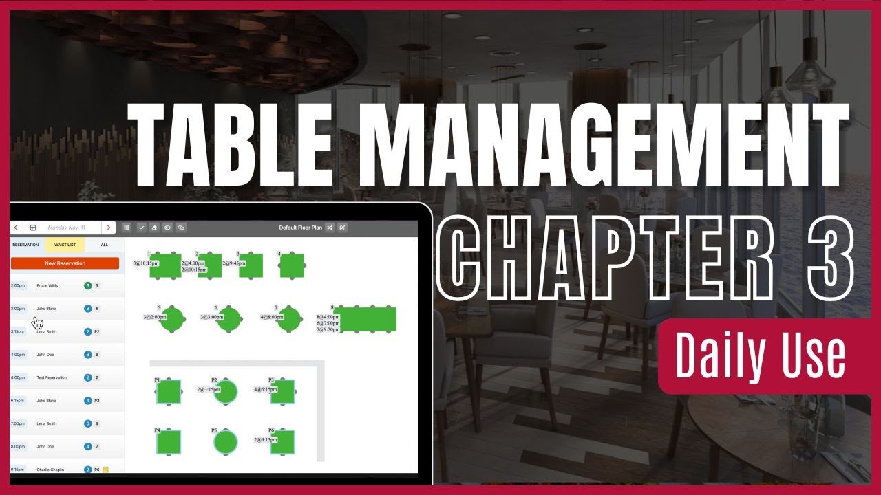 Table Management Step 3 - Daily Use - YouTube