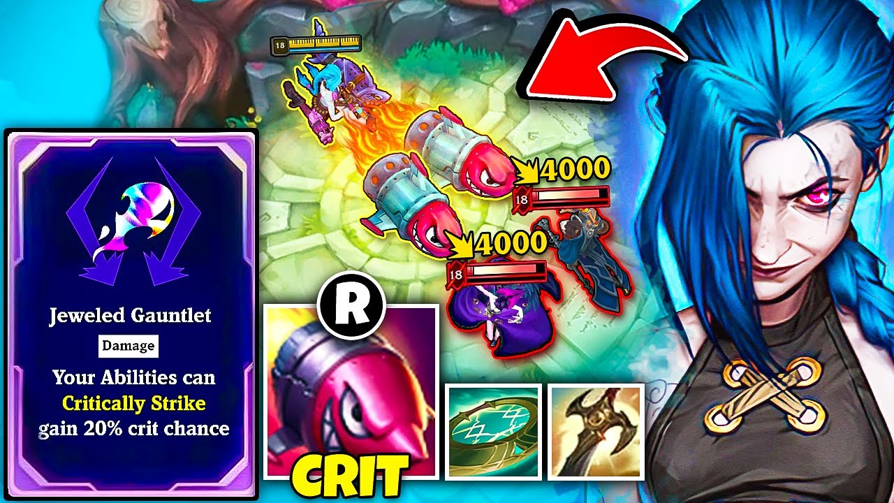 Jinx, but my Ultimate CRITS for 4000+ Damage (LETHALITY CRIT SNIPER ...