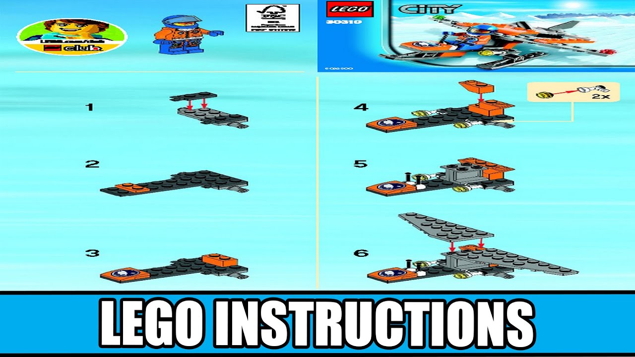 LEGO Instructions | City | 30310 | Arctic Scout - YouTube