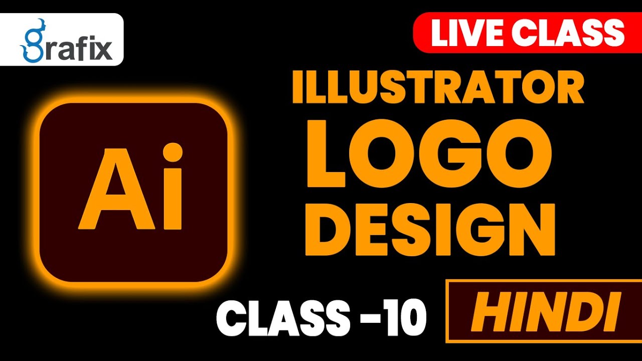 llustrator Logo Design tutorial in Hindi-Class-10 | Illustrator hindi ...