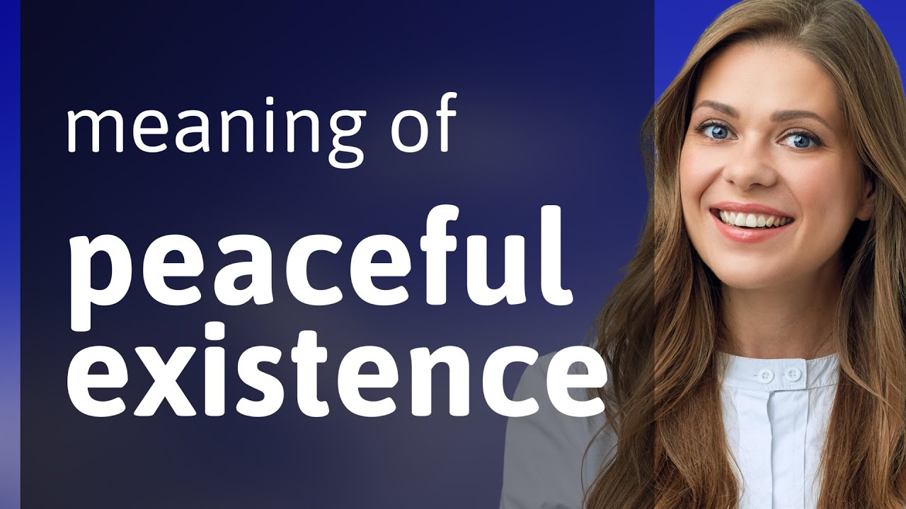 Understanding "Peaceful Existence" - YouTube