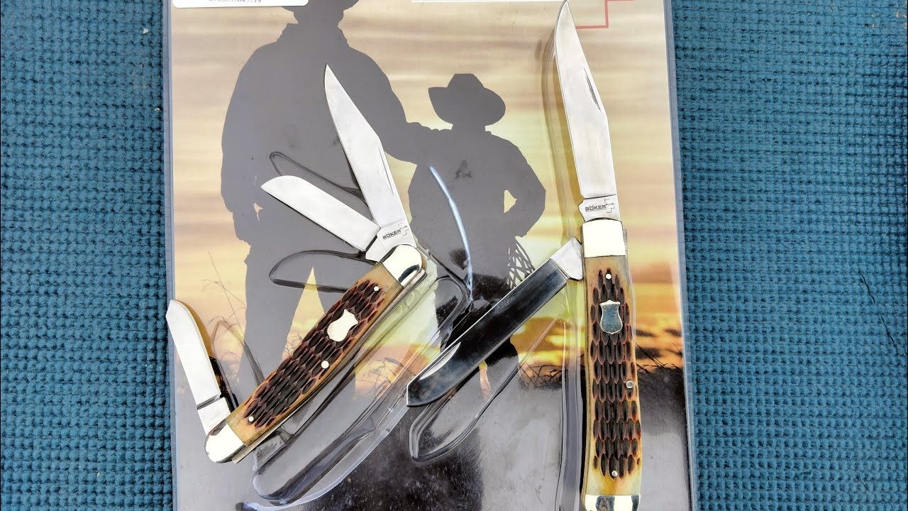 THE RANCH HANDS COMBO PACK ~ A Boker Plus Combo Package ~ Trapper and ...