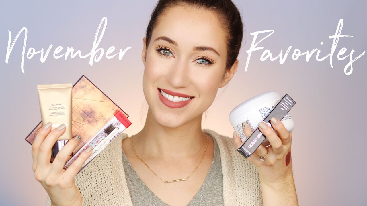 NOVEMBER FAVORITES 2017 | ALLIE GLINES - YouTube