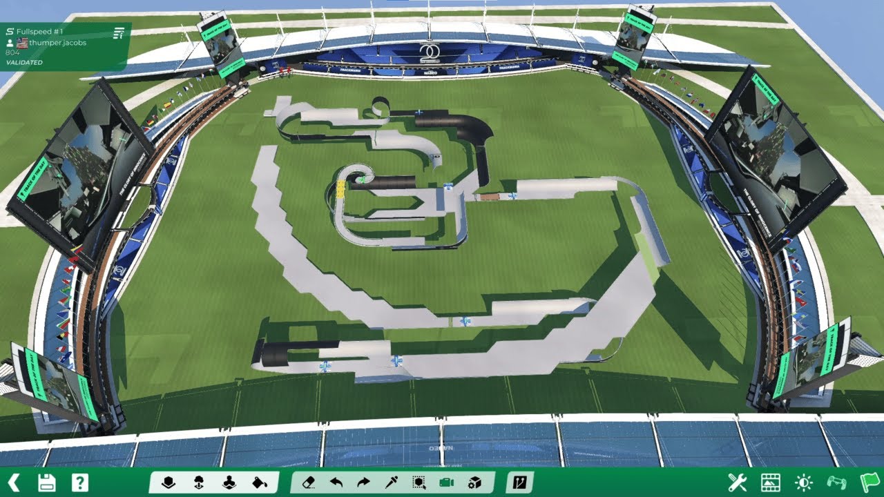 Fullspeed map I've been making in Trackmania 2020 - YouTube