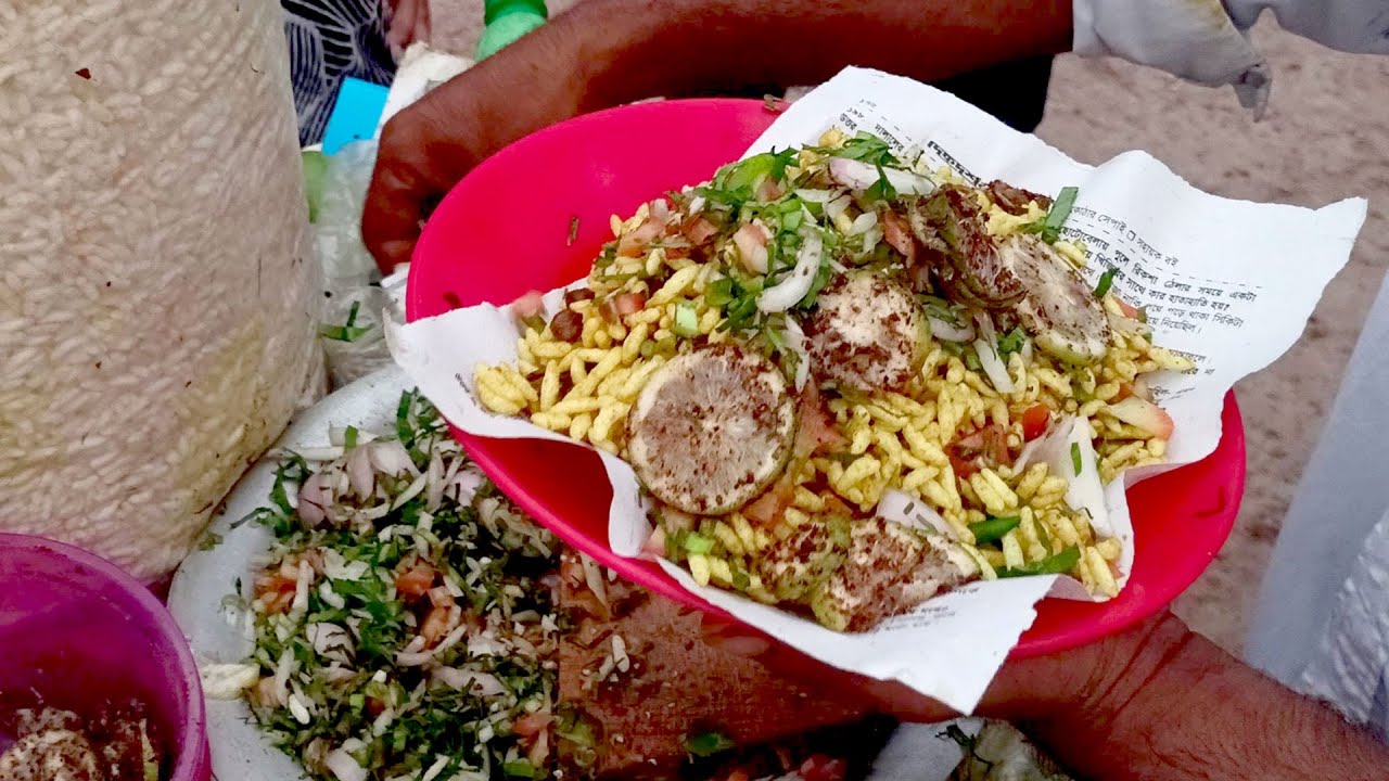 King of street food jhal muri Spicy mix masala jhal muri maker ...