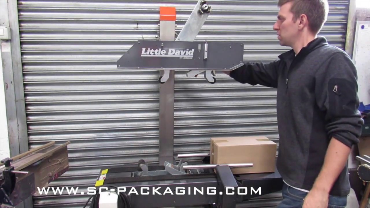 Little David Case Taping Machine In Stock - YouTube