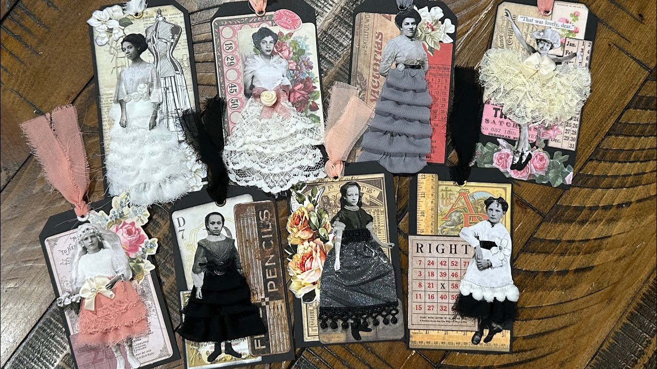 Craft With Me - Let’s Dress Up Our Tim Holtz Paper Dolls - Paper Doll ...