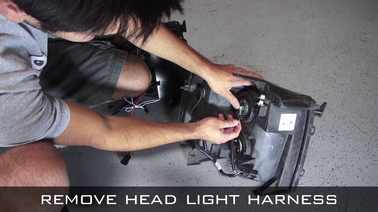 SPYDER AUTO INSTALLATION: 2007-2013 Chevrolet Silverado Head Light ...