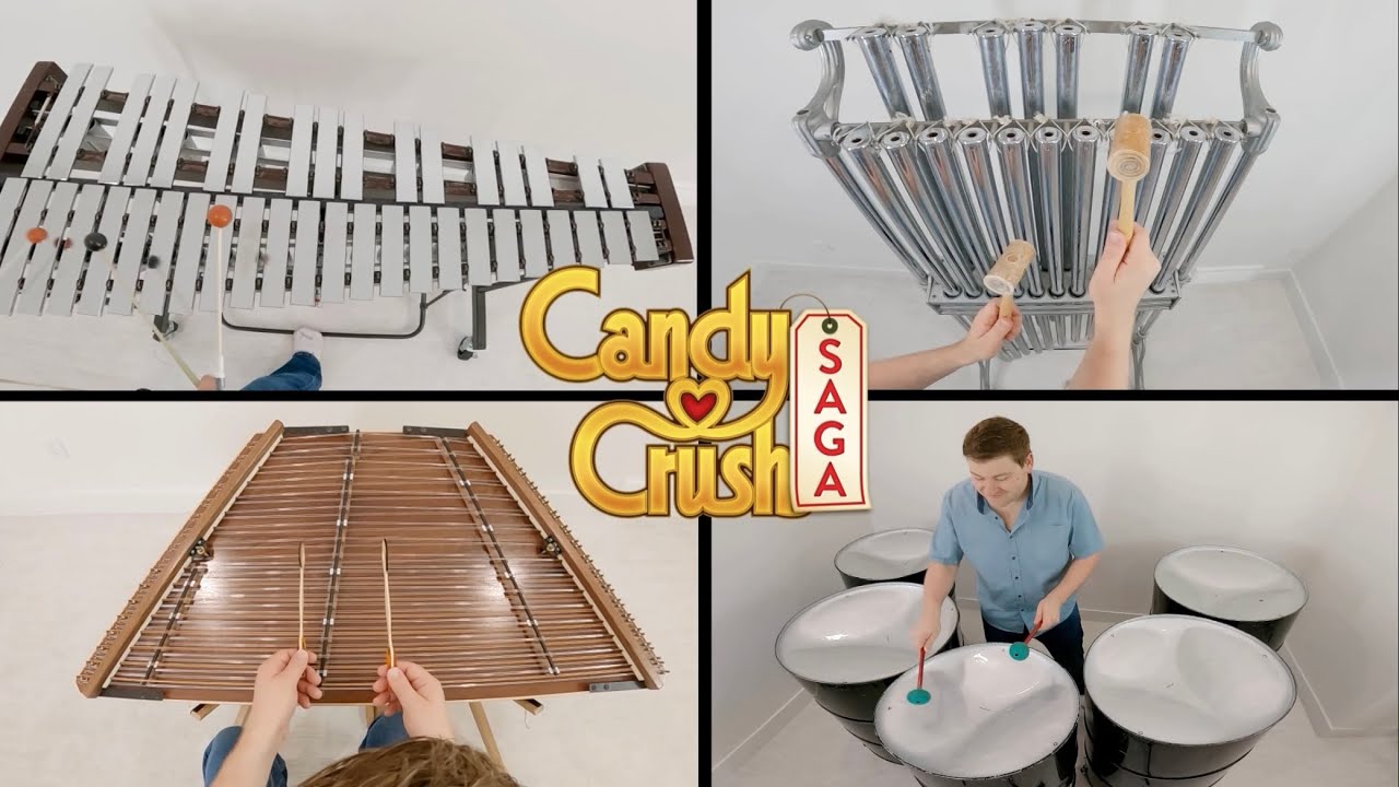 Candy Crush SAGA Theme with Amazing Instruments! - YouTube