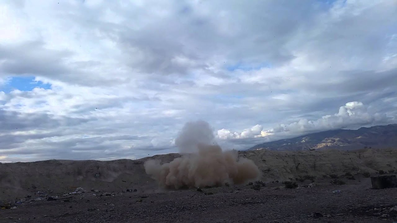 20 lbs of binary explosives+creamer+gas - YouTube