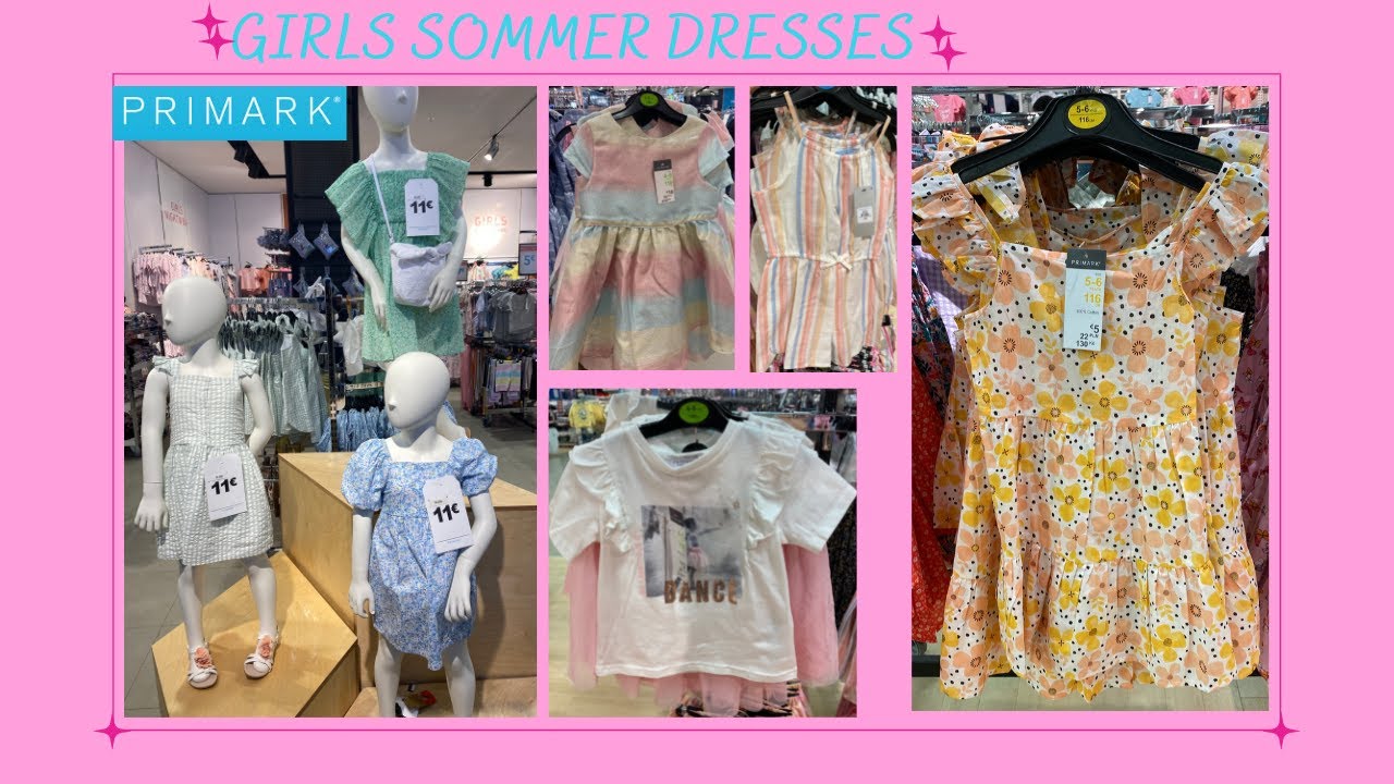 PRIMARK CUTE GIRLS SUMMER DRESSES - YouTube